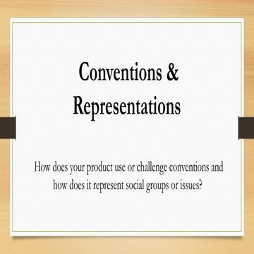 convention and representation powerpoint | PPT