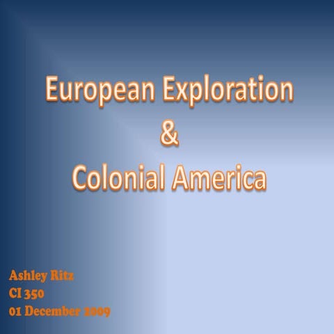 European colonization in the americas | PPTX