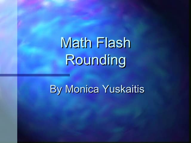 Rounding Numbers (Math 4) | PPTX