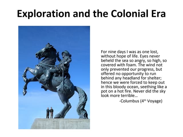 The America's Before/After Age of Exploration