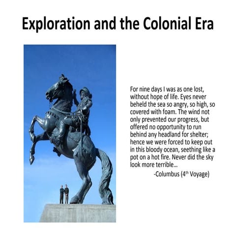 Power point 1 Exploration and The New World | PPT