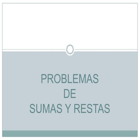 sumas y restas | PPT