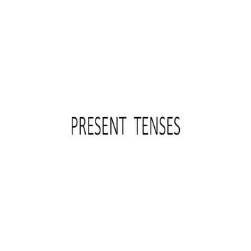 POWER POINT 2 .pptx verbs,present tense, | PPT
