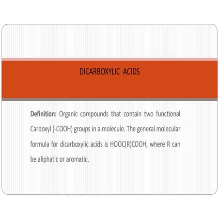 This is the presentation of carboxlic acid and di carboxlic acid ...