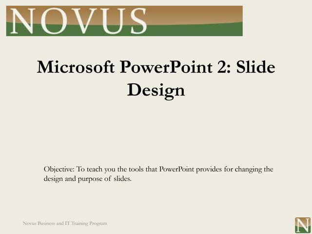 PowerPoint Lesson 1: PowerPoint Basics | PPTX