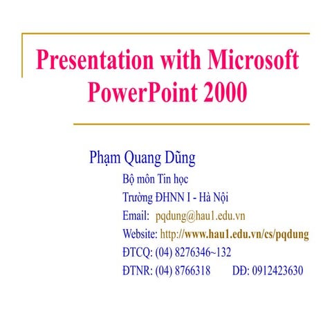Power Point2000 | PPT