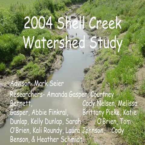 NG Shell Creek Data Powerpoint 2004 | PPT