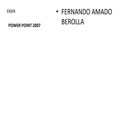 Power point 2007 | PPT