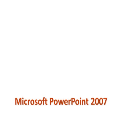 Powerpoint2007 | PPT