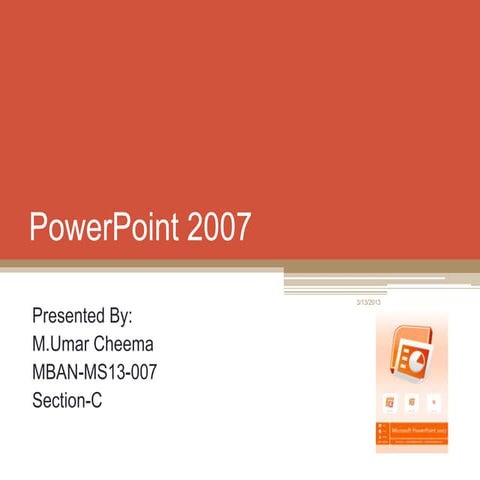 Powerpoint 2007. | PPTX