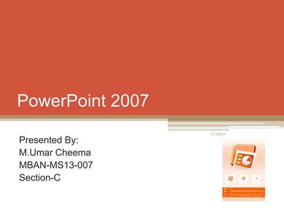 Microsoft Powerpoint Basics | PPT