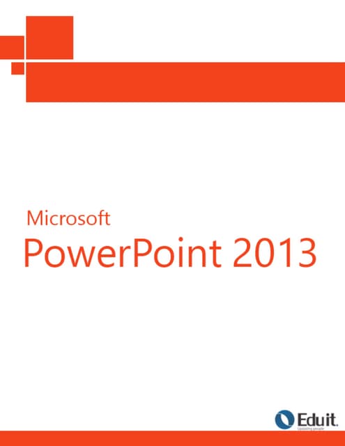 Powerpoint 2013 tutorial | PPTX