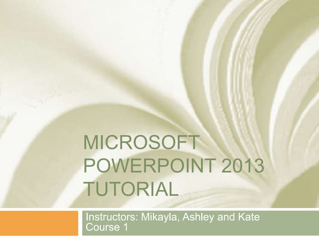 Learn MS Powerpoint basics | PPT