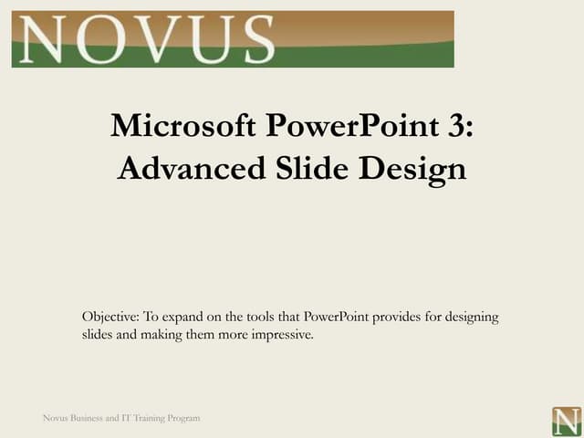 PowerPoint Lesson 1: PowerPoint Basics | PPTX