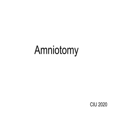 amniotomy, episiotomy.pptx | Pregnancy | Reproductive Health