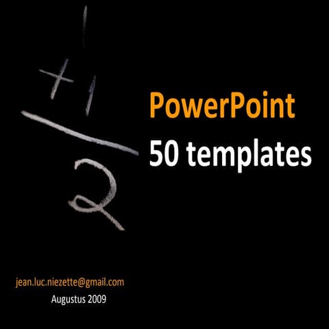 PowerPoint Tutorial Presentation - 50 Templates | PPT