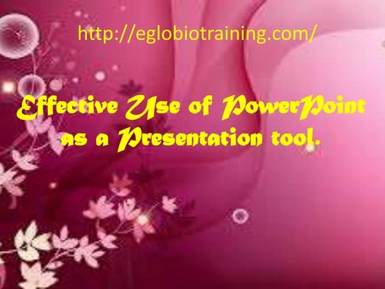 Introduction to powerpoint | PPTX