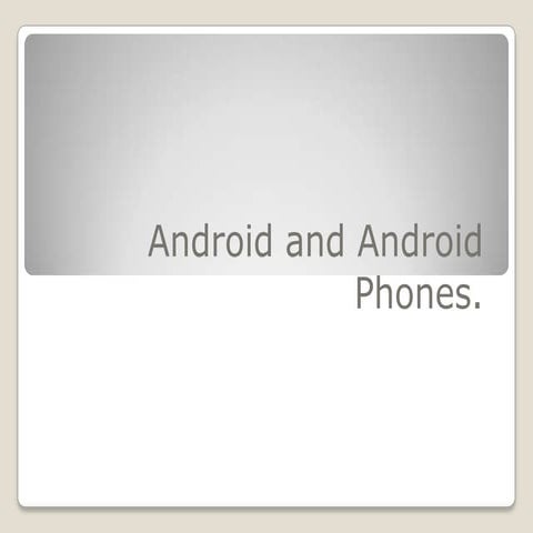 Android ppt