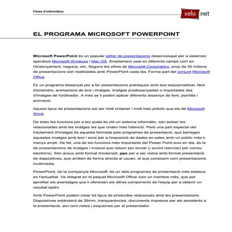 Powerpoint apunts basics | PDF