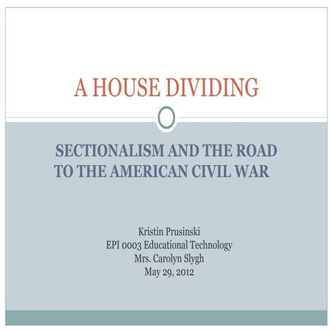 Amercian civil war | PPTX