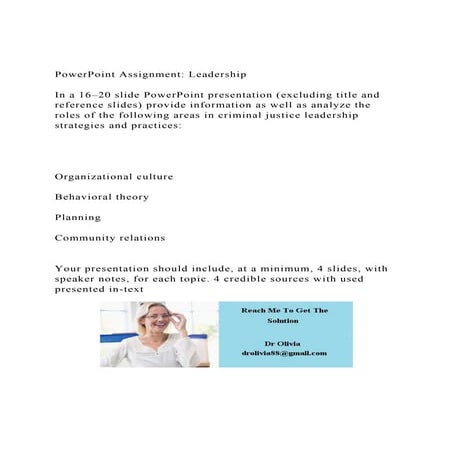 PowerPoint Assignment LeadershipIn a 16–20 slide PowerPoint.docx