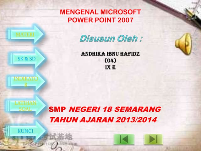 Materi lengkap tentang power point | ODP