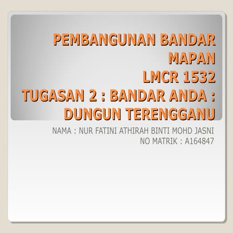 Powerpoint bandar anda | PPT