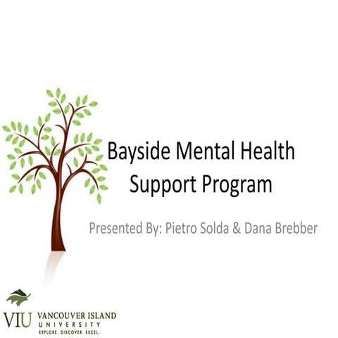 Bayside Mental Health Support Program Presentation | PPT