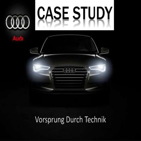 Powerpoint case study audi | PPTX