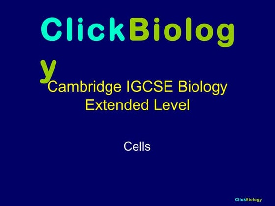 Cells | PPT