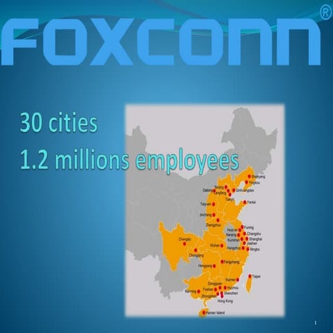 Foxconn Working Conditions and Apple's Responsibility | PPT