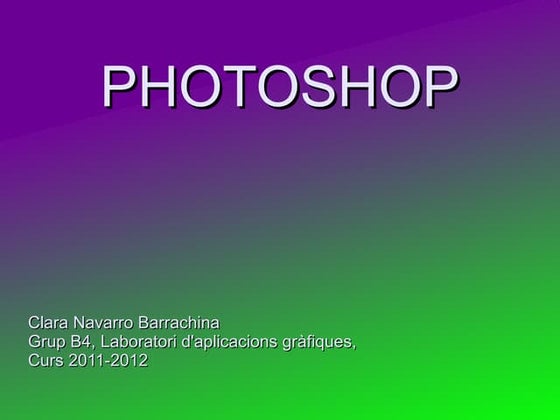 Adobe Photoshop | PPT