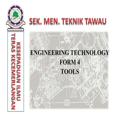 Workshop Tools Files And Hacksaws Detailed Pptx