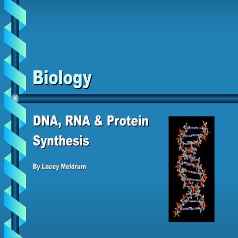Protein_Biosynthesis: Replication, Transcription, Translation.pptx