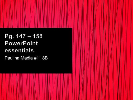 Power Point Essentials | PPT