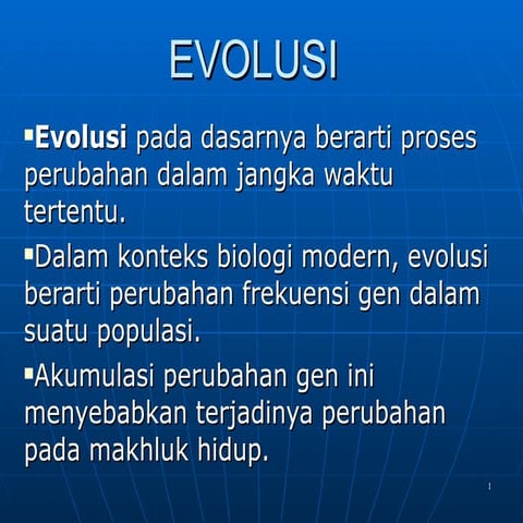 Powerpoint Evolusi | PPT