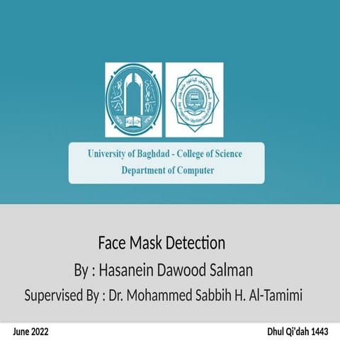 Face Mask Face Mask detection Face Mask detection | PPTX