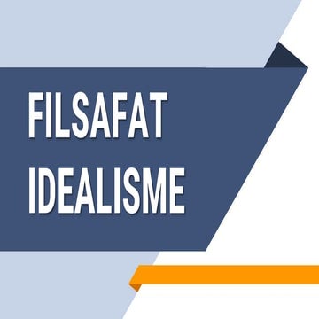 Idealisme | PPTX