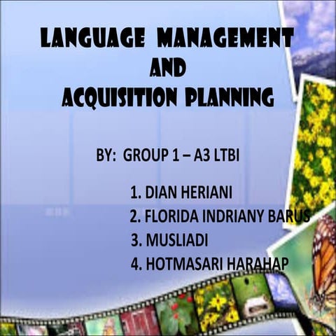 Power point fixx (lang managemen t n acq planning) | PPT | Education