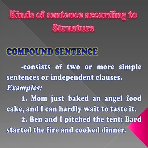 Compound and Compound-complex sentences | PPTX