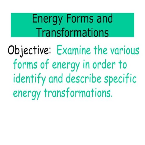 PowerPoint Forms of EnergyftjqbGjmjctoldppt | PPT