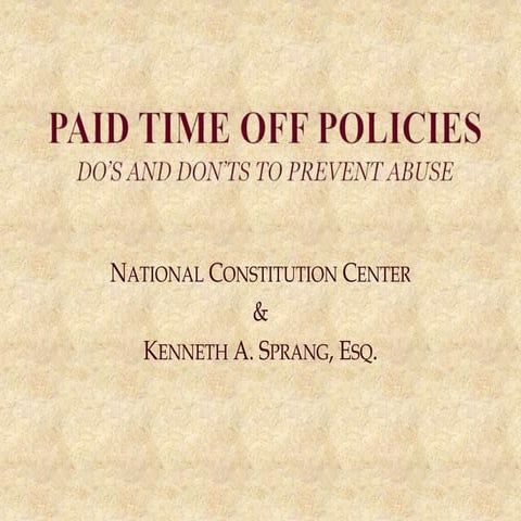 Paid Time Off | PPTX