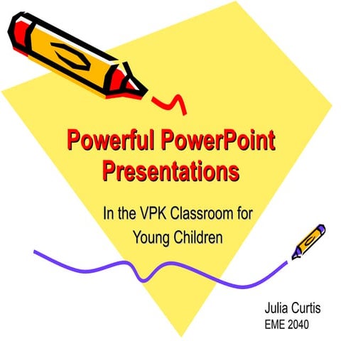 Powerpoint for young children | PPT