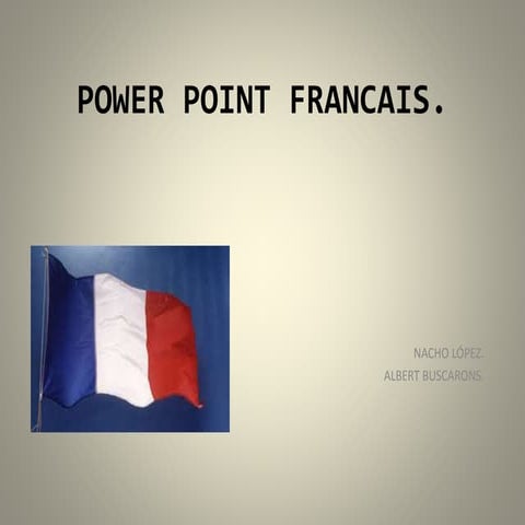 Power Point Francais | PPTX