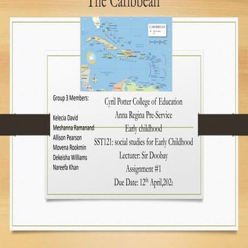 Definitions of the caribbean | PPTX