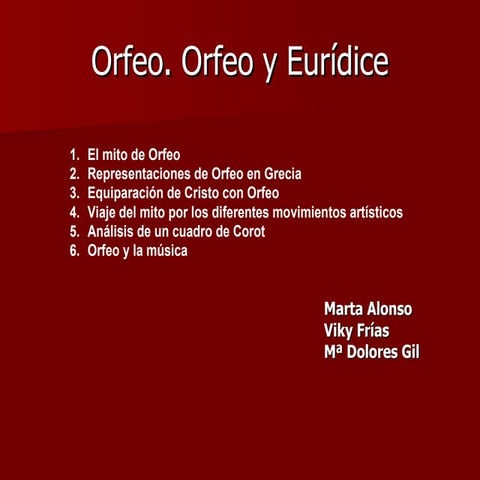 Power Point Grupo Orfeo Bubi | PPT