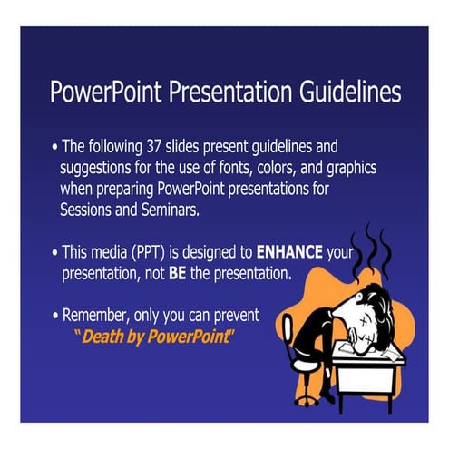 powerpointguidelines.pptx and make it🫡. | PPTX | Desktop Publishing ...