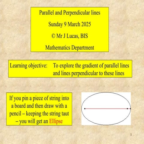 PowerPoint H136 - Parallel and Perpendicular lines.ppt