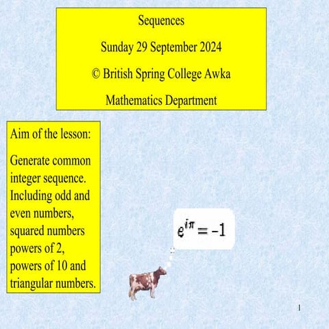 PowerPoint H36 - Sequences and series 1.ppt