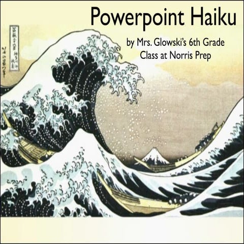 Powerpoint haiku | KEY